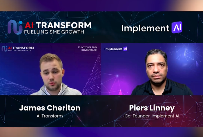 Ai Transform Pre Event Interview With Keynote Speaker Piers Linney Implement Ai